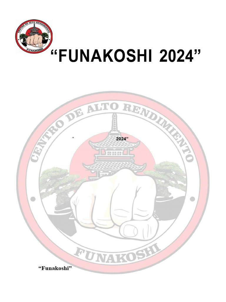 Bases Oficial - I Copa Funakoshi 2024 | PDF