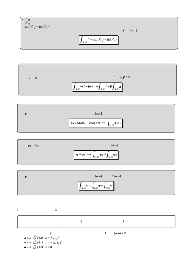 Cours Integrales | PDF