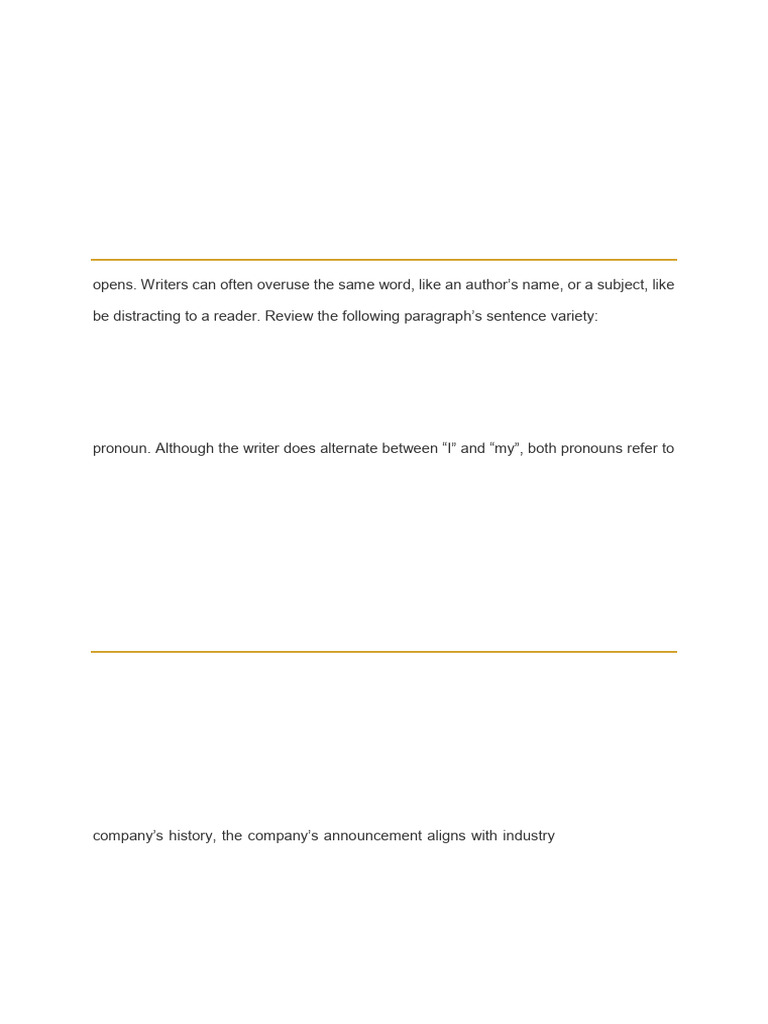 Varying Sentence Structure | PDF | Sentence (Linguistics) | Language ...