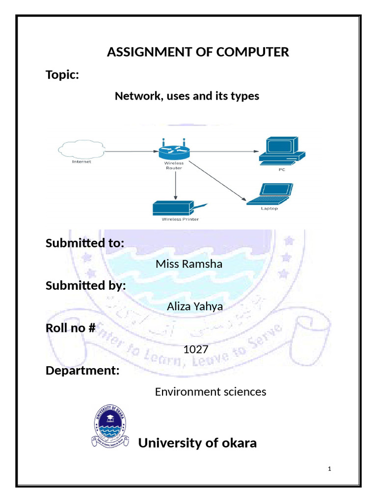 Assignment of Computer | PDF