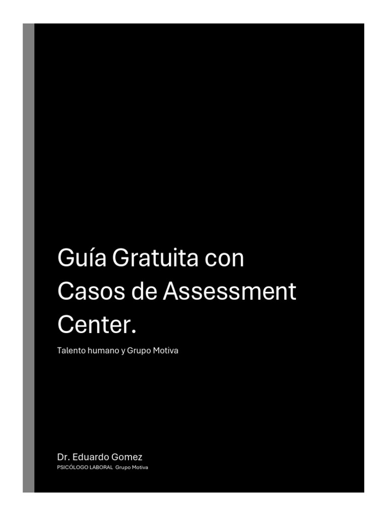 Guía Gratuita Con Casos de Assessment Center. | PDF