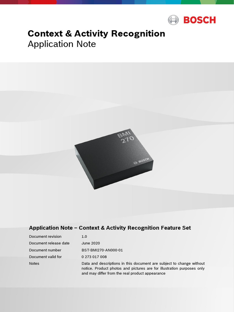 BST Bmi270 An000 | PDF