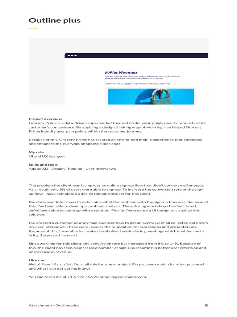 Attachment - Outline Plus | PDF