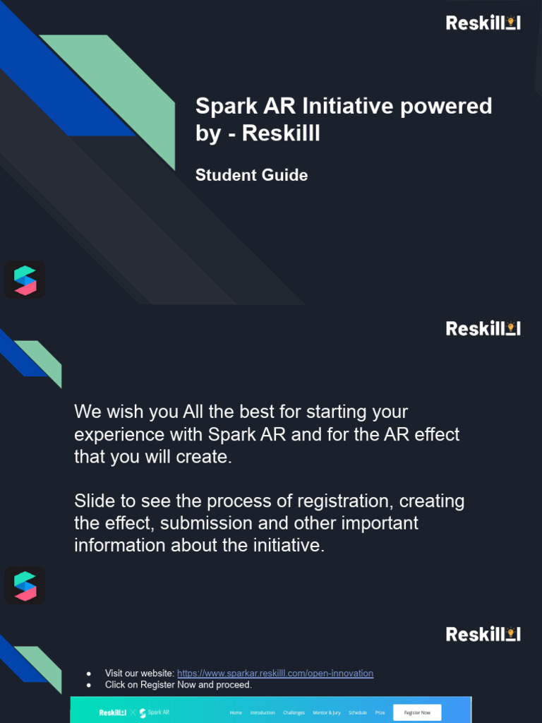 Spark AR Initiative Powered by - Reskilll | PDF