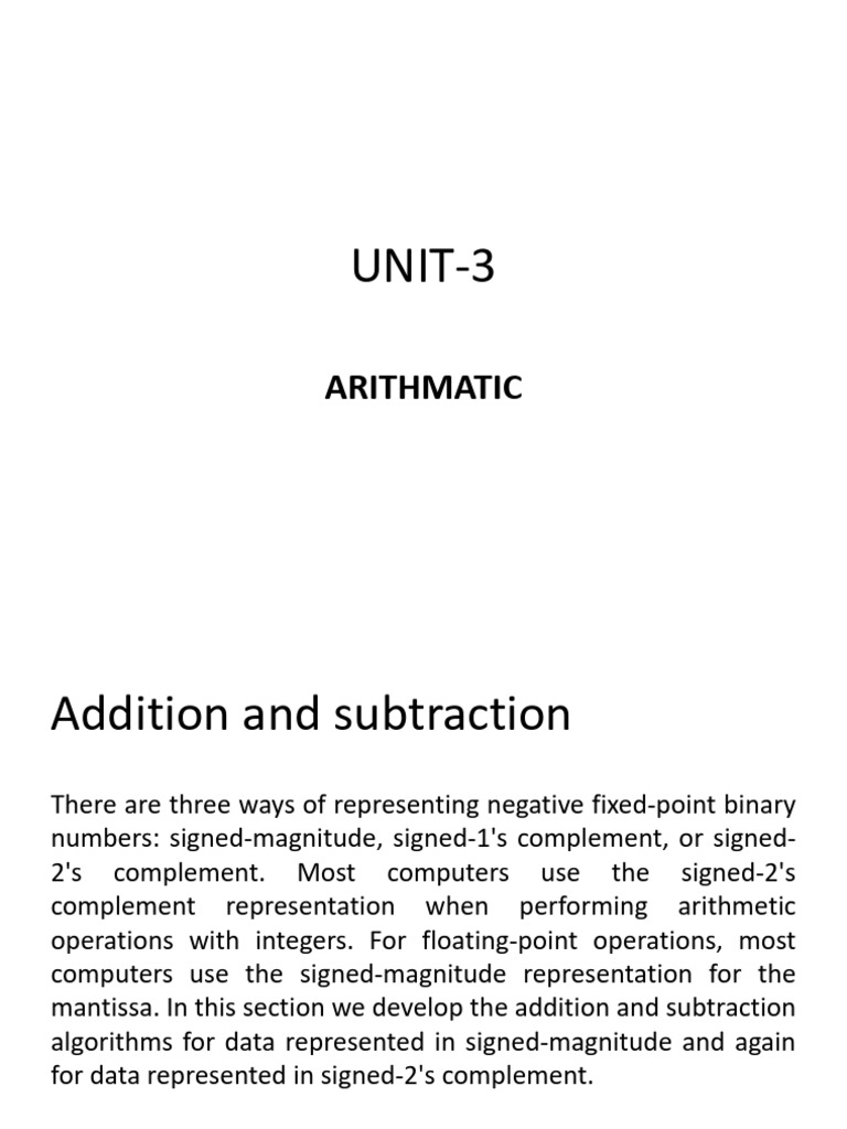 Unit-3 (Coa) | PDF