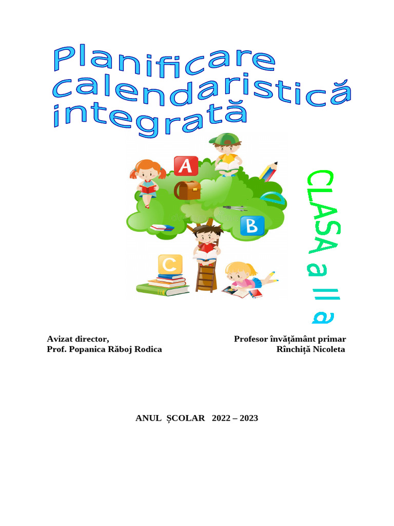 Planificare - A - Iia - Integrata - 2022 2023 | PDF