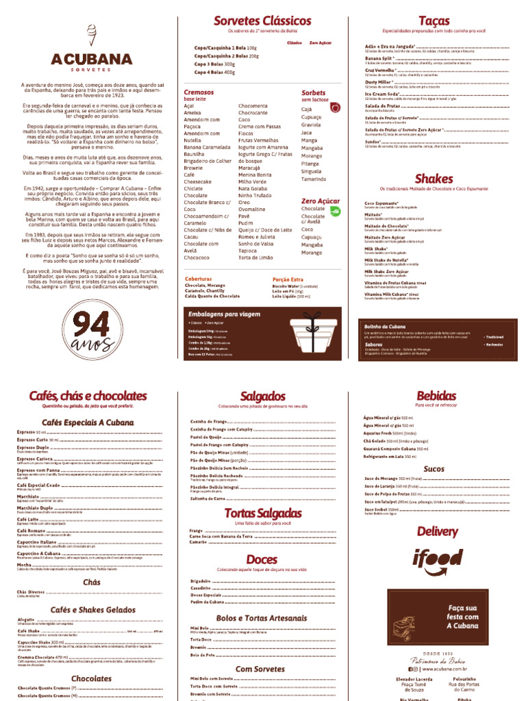 Cardapio A Cubana Site 20240313101502 4 | PDF