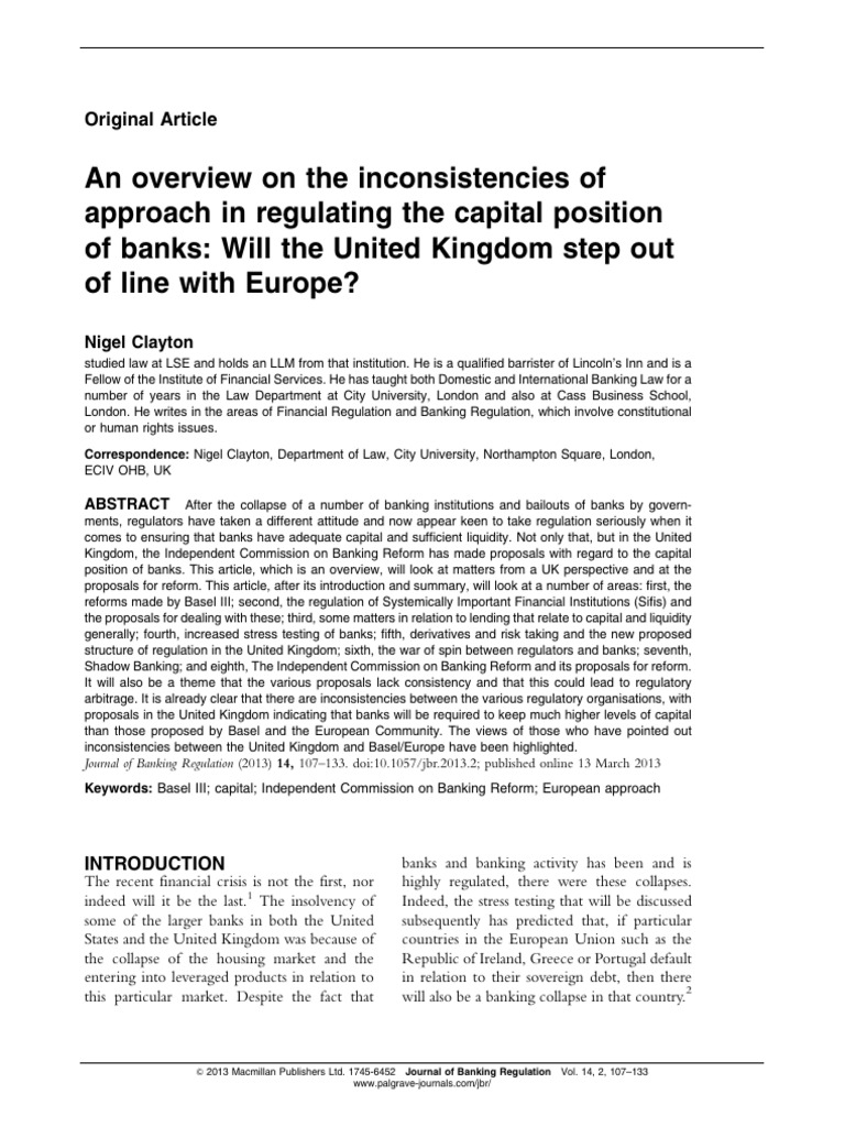 An Overview On The Inconsisten | PDF