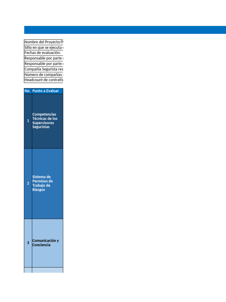 Checklist Validación Proyectos - SOCO | PDF