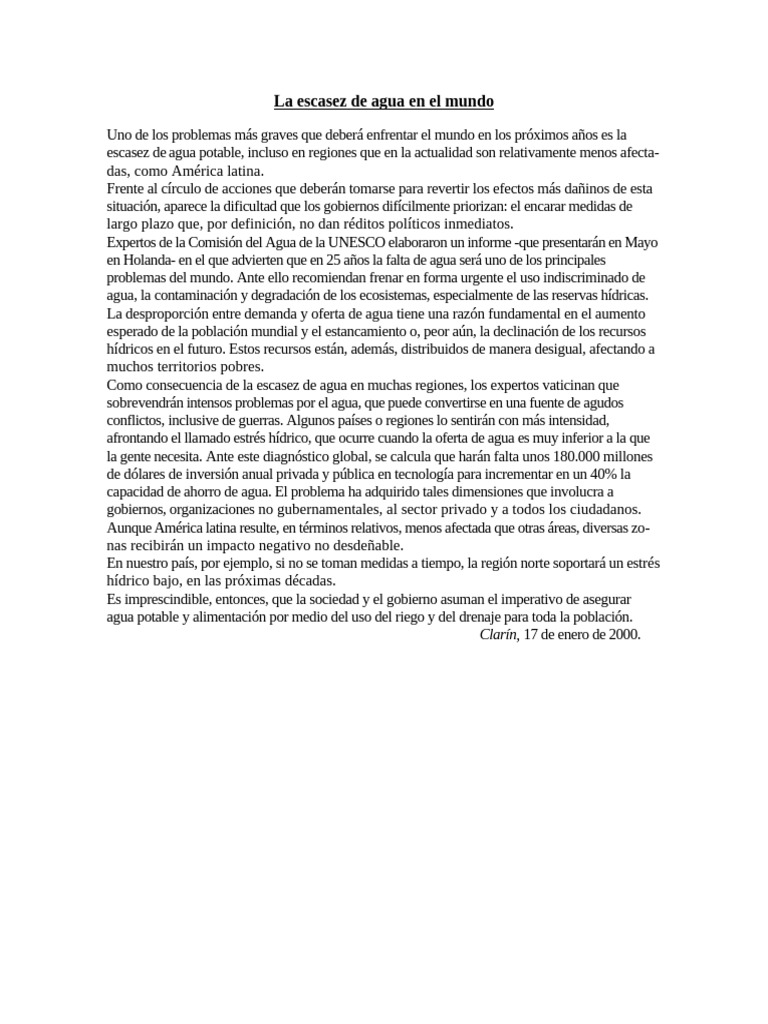 carta del lector | PDF