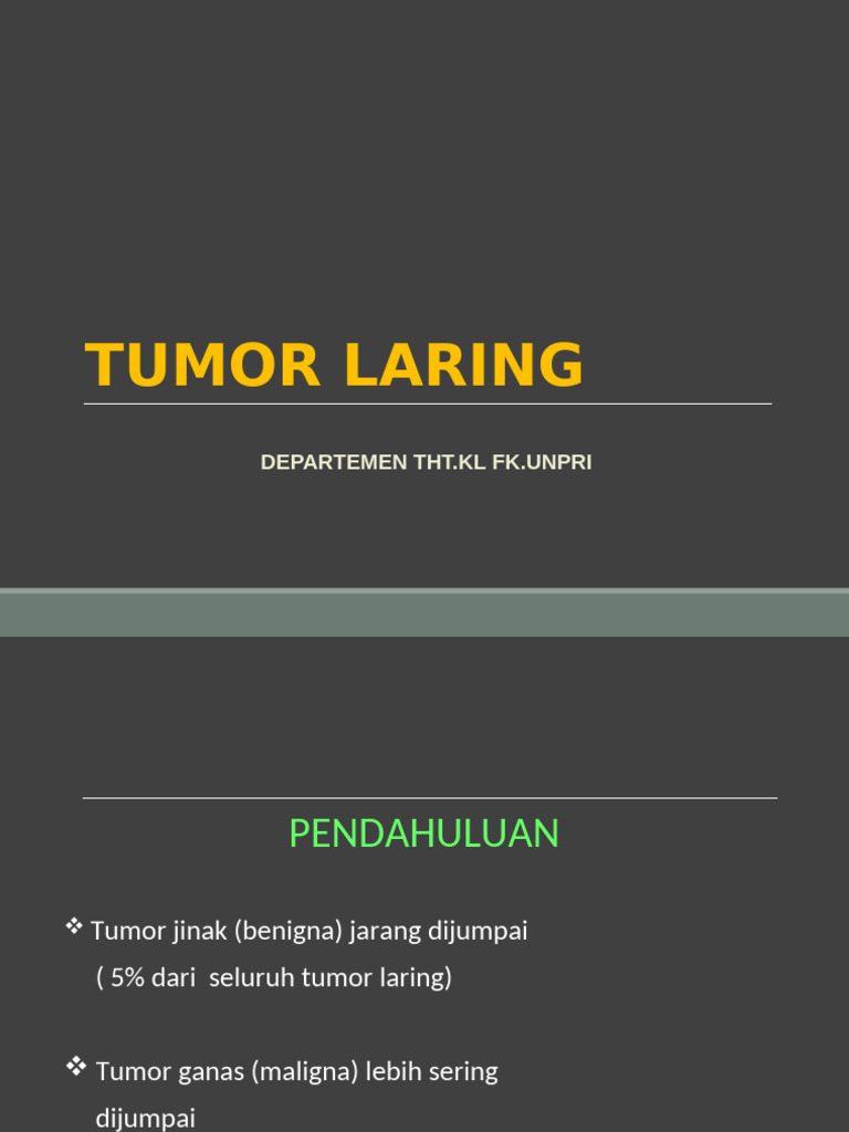 KP 17 - Tumor Laring | PDF