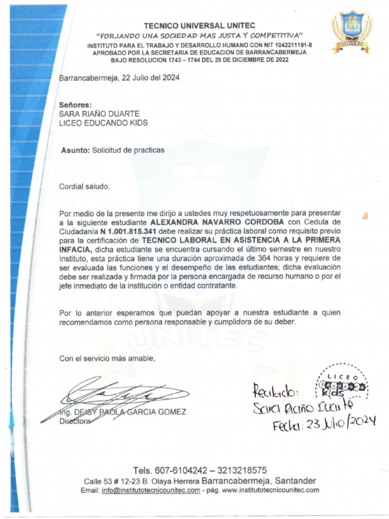 Horas Practicas Unitec | PDF