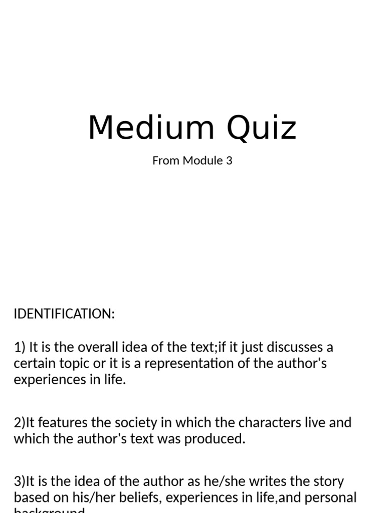 Medium Quiz WPS Office | PDF