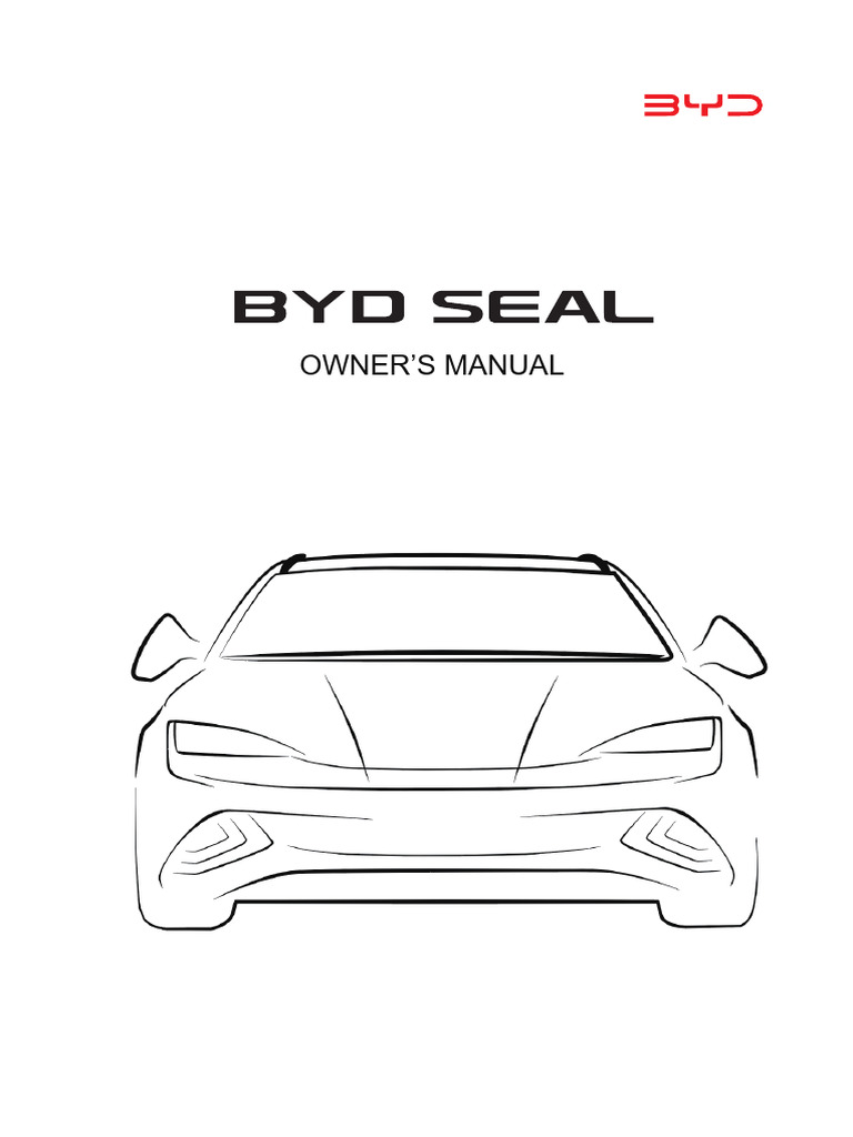 BYD SEAL Owner - S Manual Left Hand Drive | PDF | Airbag | Business