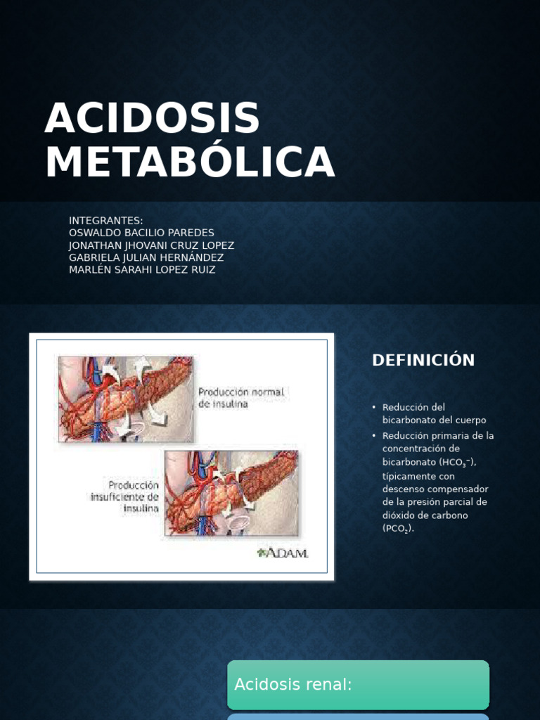 Acidosis Metabólica | PDF