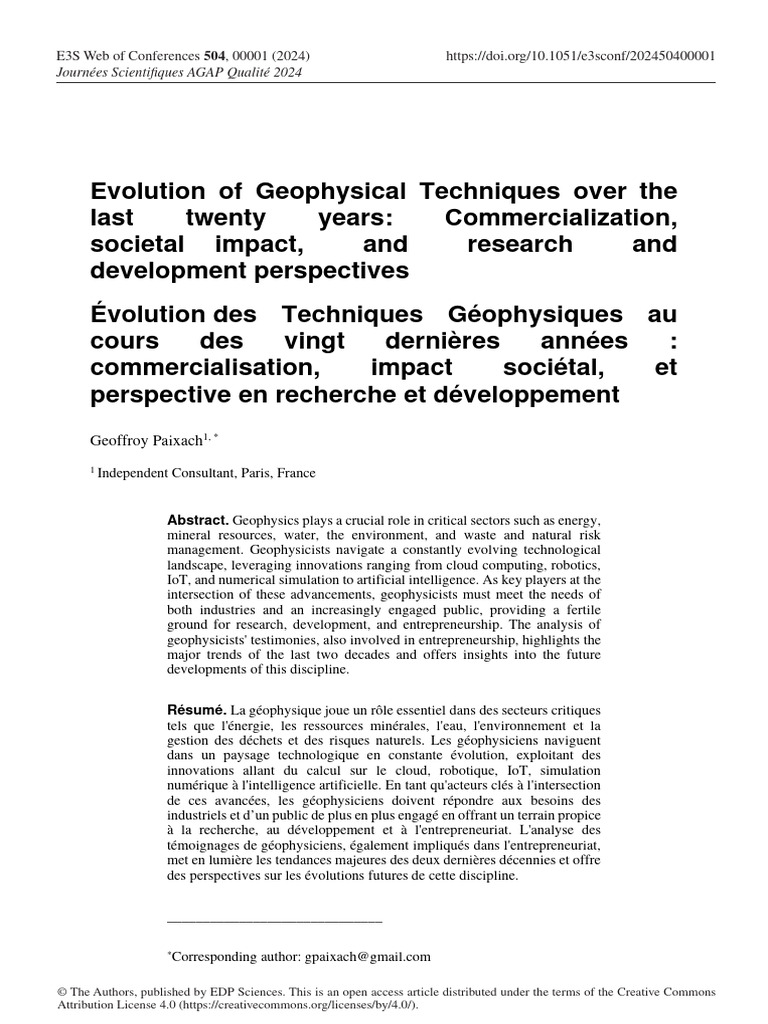 Advances Geophysics | PDF