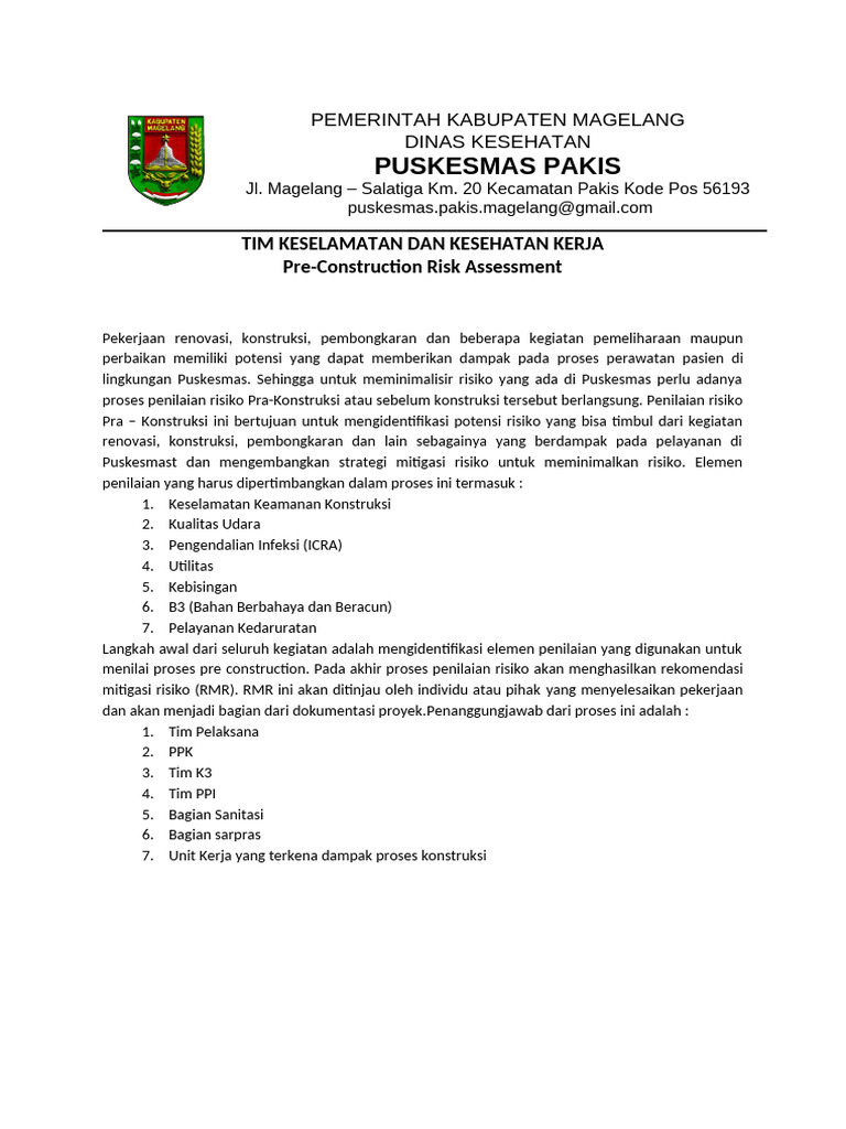 1.4.2.4.a Dokumen PICRA | PDF