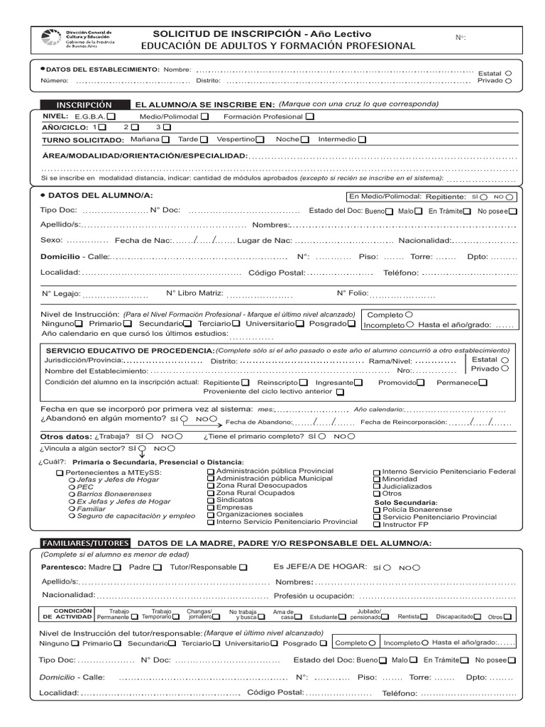 Ficha de Inscripción FP._copia | PDF