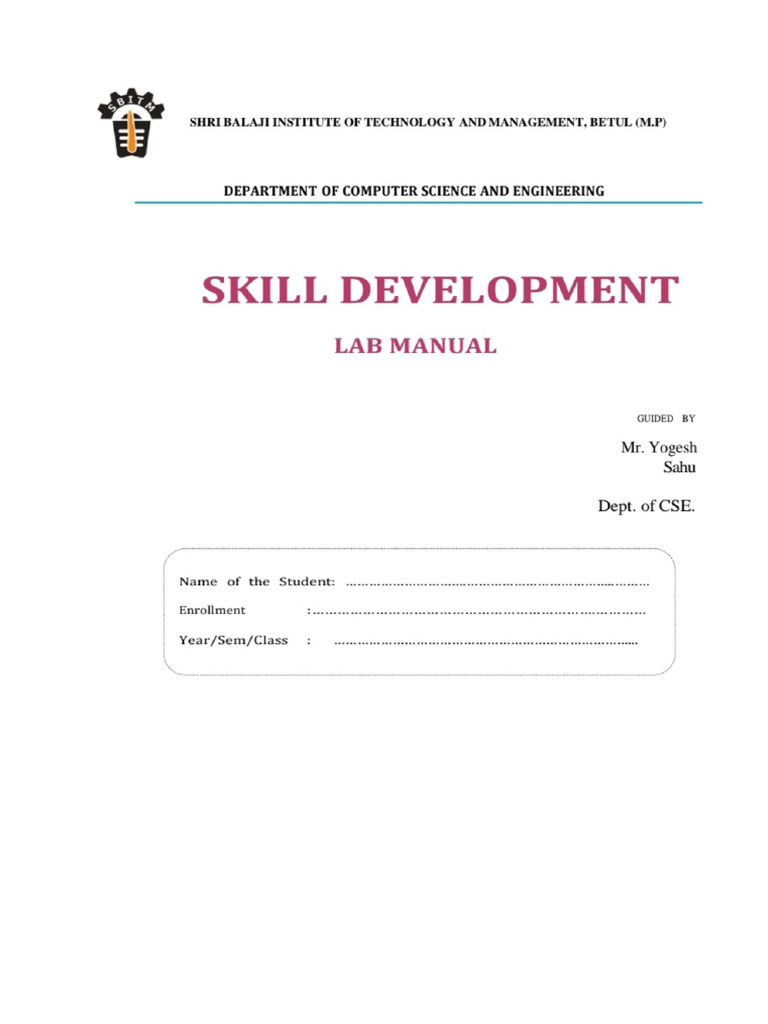 Front Page Skill Development | PDF