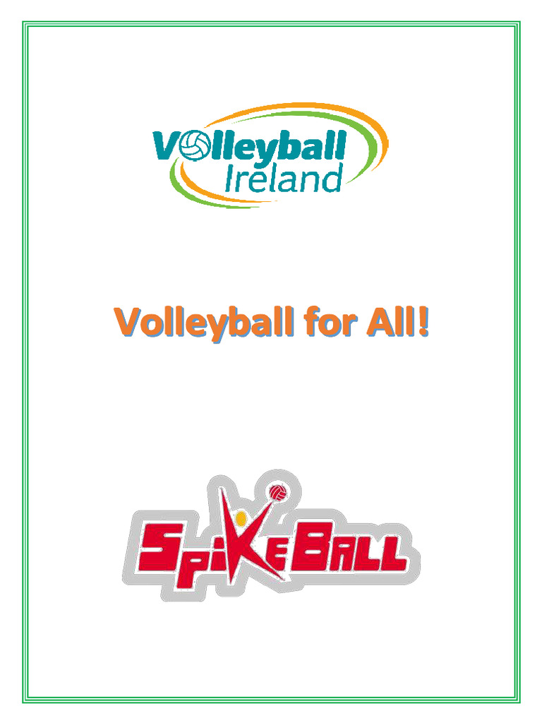 PEAI Volleyball and SpikeBall Info Pack | PDF