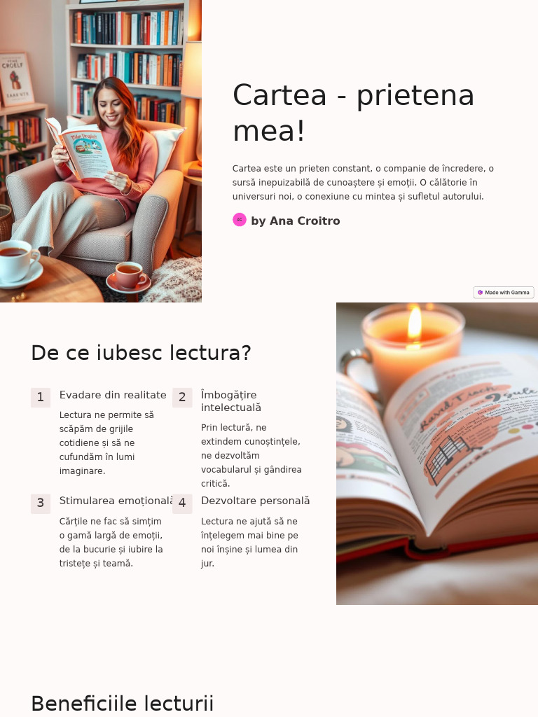 Cartea - Prietena Mea | PDF