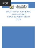 Grade 10 Poetry English Hl.. | PDF | Poetry | Emily Dickinson