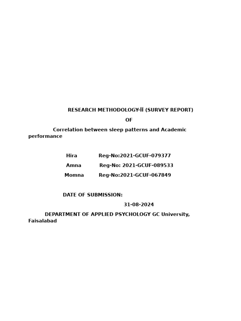 Research Report 3 (Hira) | PDF