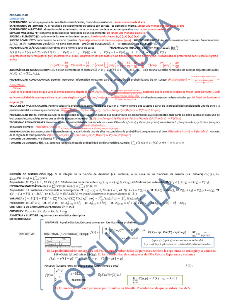 20 21 Esquema de Probabilidad | PDF