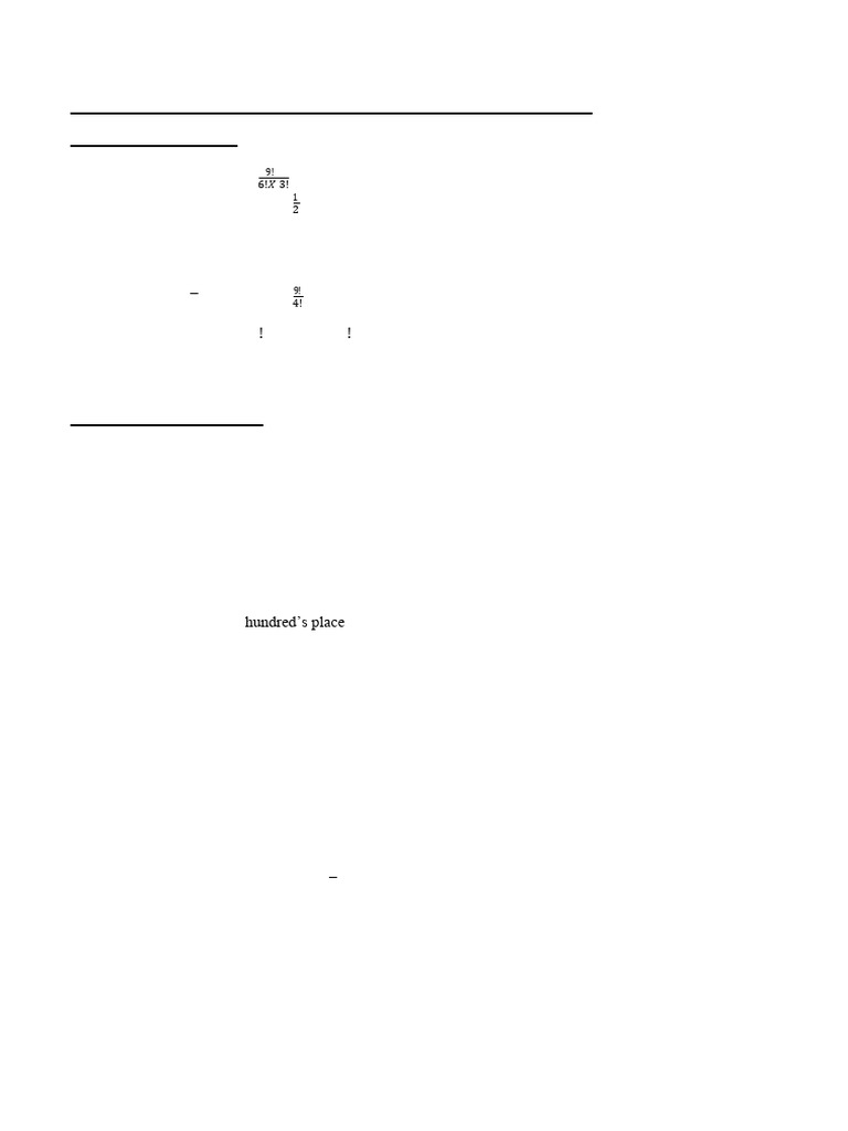 2024-25 Chap - 7 (Perm and Comb) | PDF