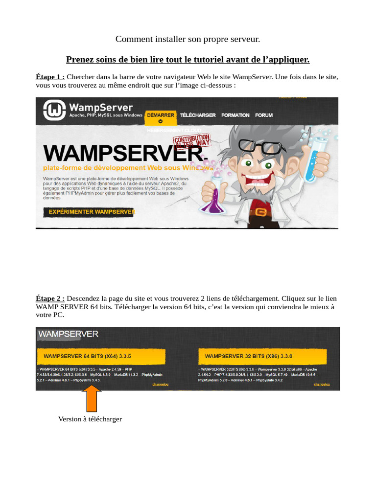 Charlier Louka Install Wamp | PDF