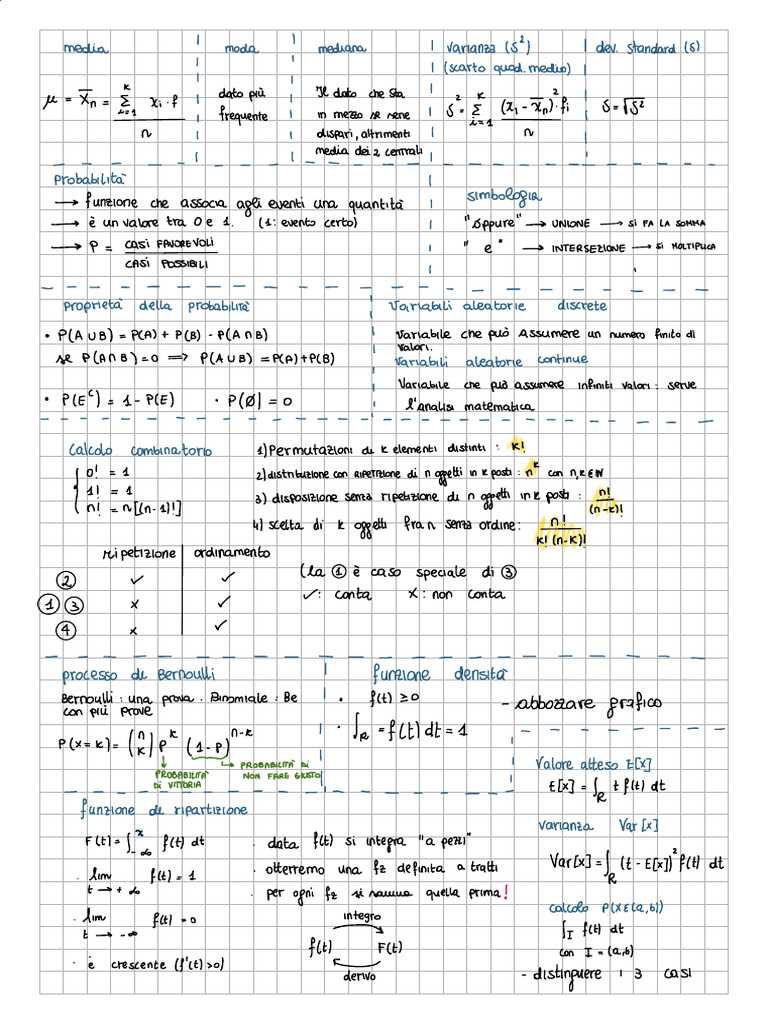 Schema Statistica | PDF
