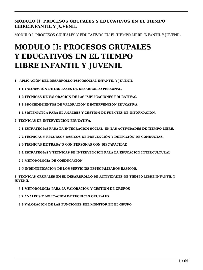 Modulo 2 | PDF