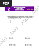 IOQM 2021 Question Paper With Solutions | PDF | Area | Triangle