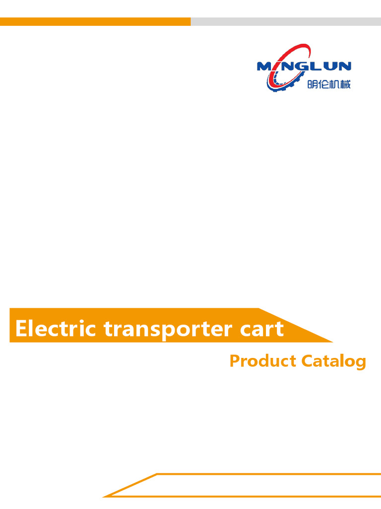 Electric Transporter Cart | PDF
