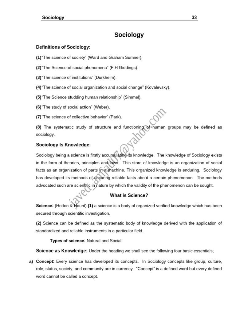 10 Sociology | PDF