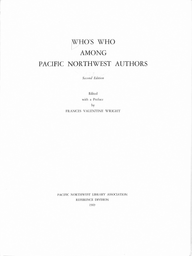 Who's Who | PDF