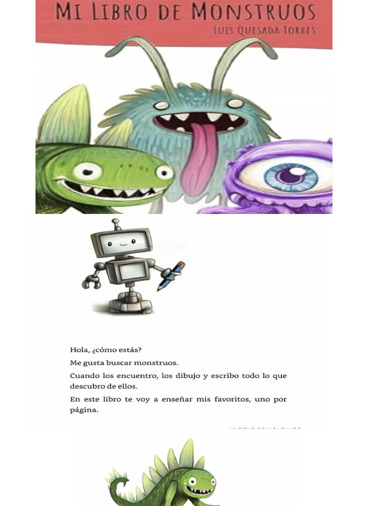 Cuento Mi Libro de Monstruos | PDF