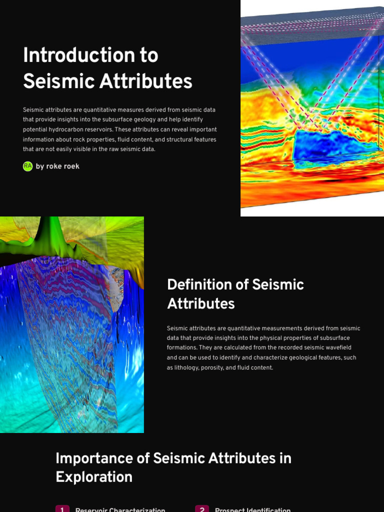 Introduction To Seismic Attributes | PDF