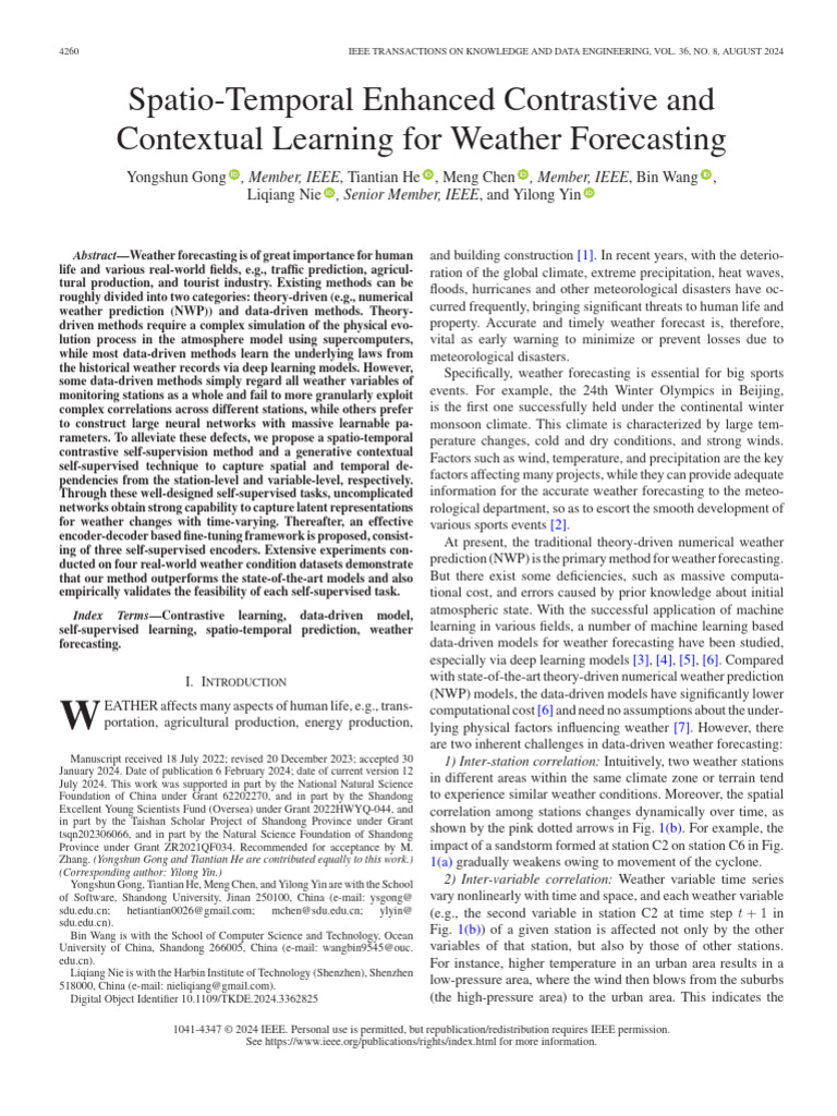 Spatio Temporal Enhanced Contrastive And Contextual Learning For