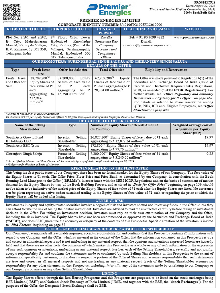 Premier Energy | PDF