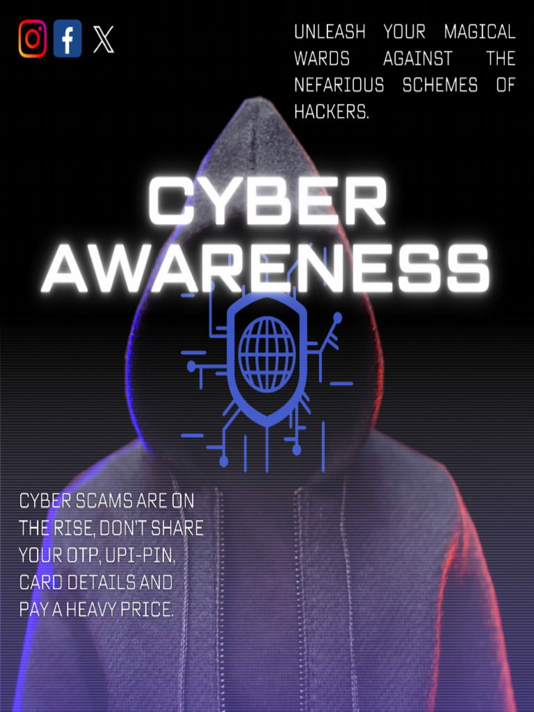 Poster On Cyber Awareness | PDF