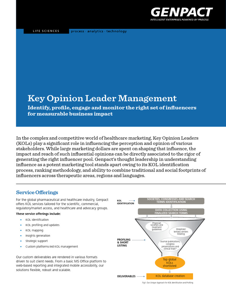 Key Opinion Leader Management | PDF