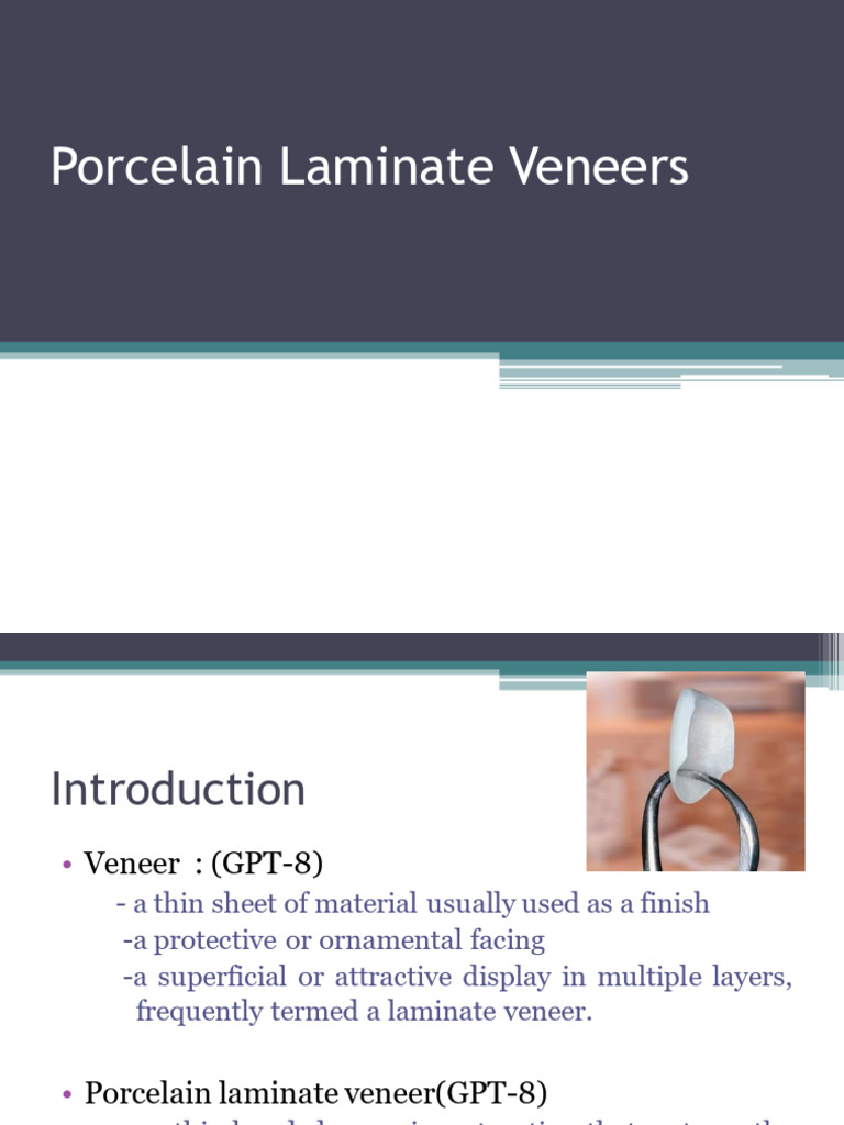 Porcelain Laminate Veneers | PDF