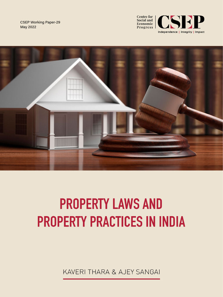 Property Laws and Property Practices in India 5 | PDF | Eminent Domain ...