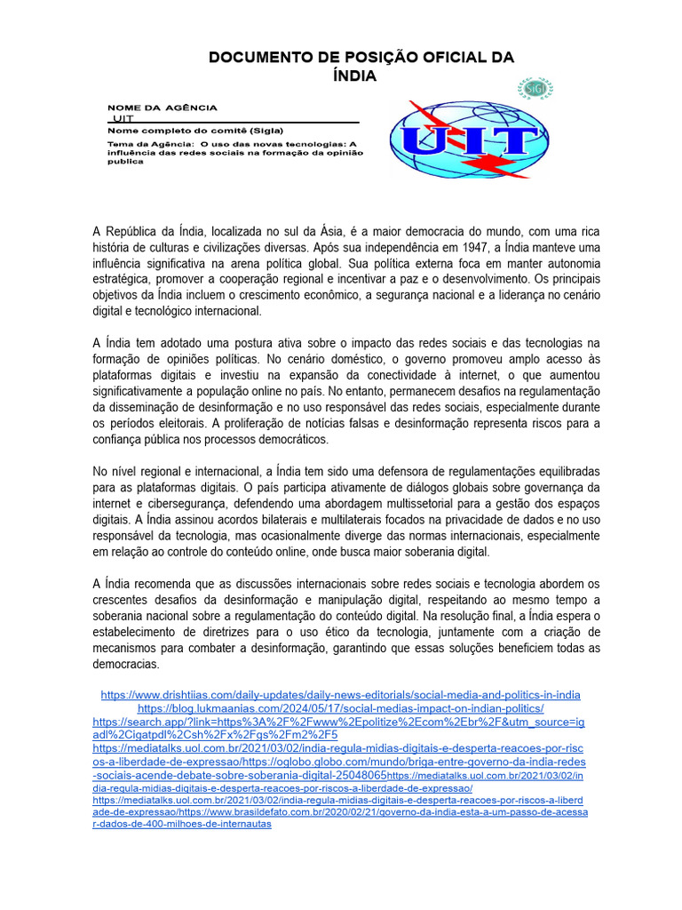 Documento India.docx - Documentos Google | PDF