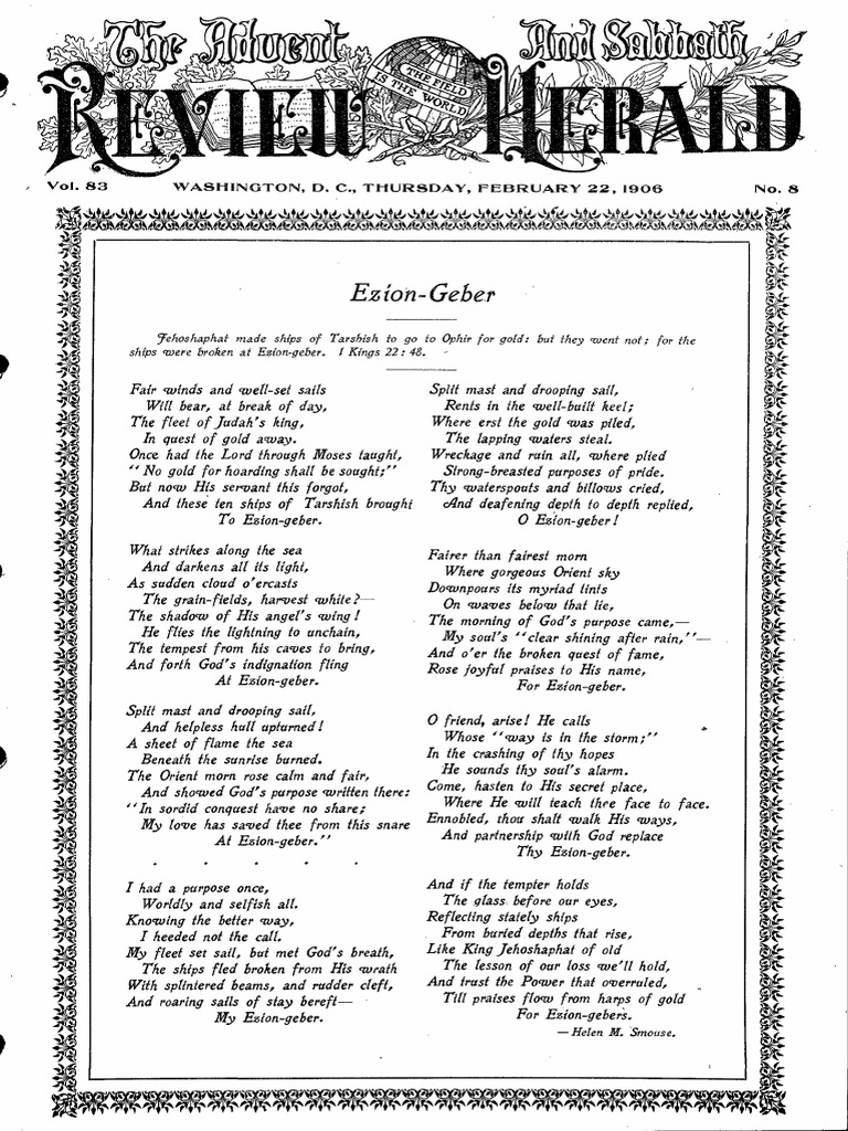 Review and Herald 19060222-V83-08 | PDF