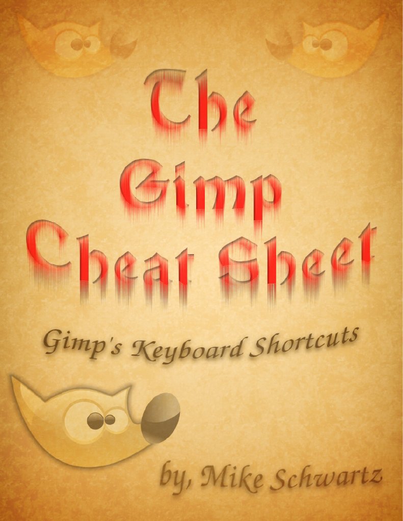 The Gimp 2.6 Cheat Sheet | PDF | Computing | Software