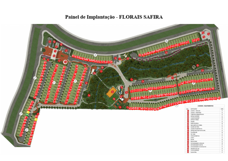 Painel - Implantacao - FLORAIS SAFIRA | PDF