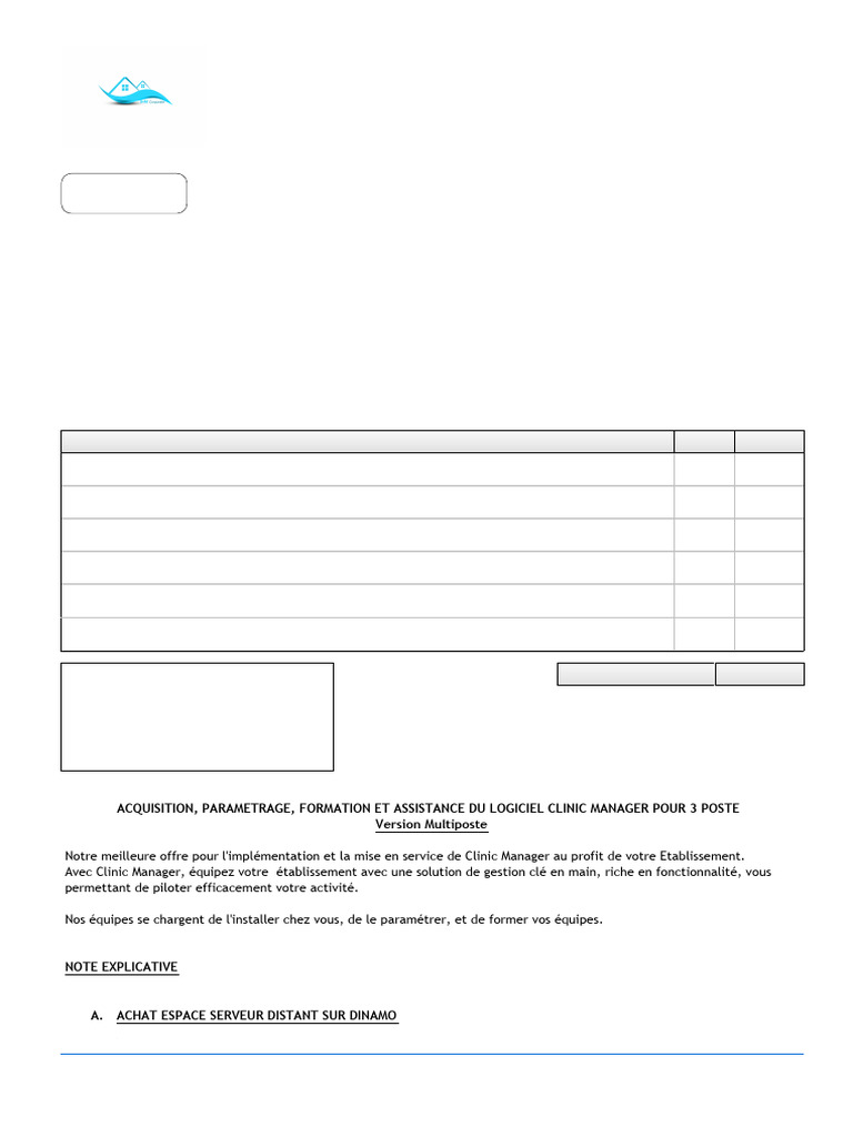 Devis Immeuble Plusieur PC Distance | PDF