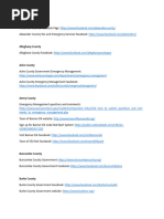 Pennsylvania 911 Coordinators Contacts | PDF | Telecommunications